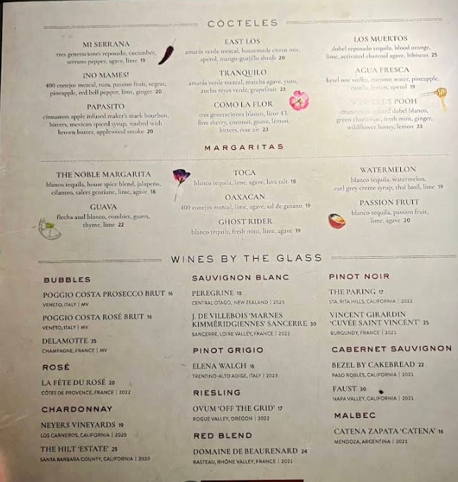 Toca Madera Houston Menu – Explore Elevated Mexican Dining ...