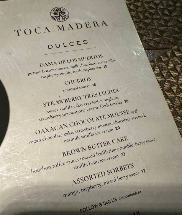 Toca Madera Houston Menu – Explore Elevated Mexican Dining ...